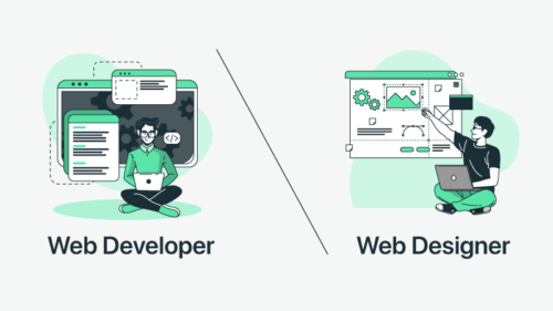 Difference between web developers and designers
